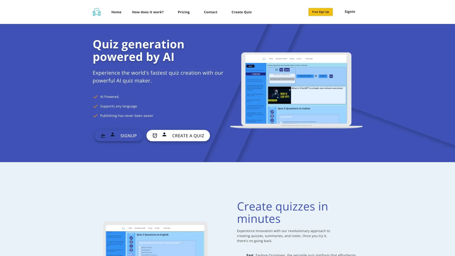 QuizMixer - AI-Powered Quiz Creation Platform | Creati.ai