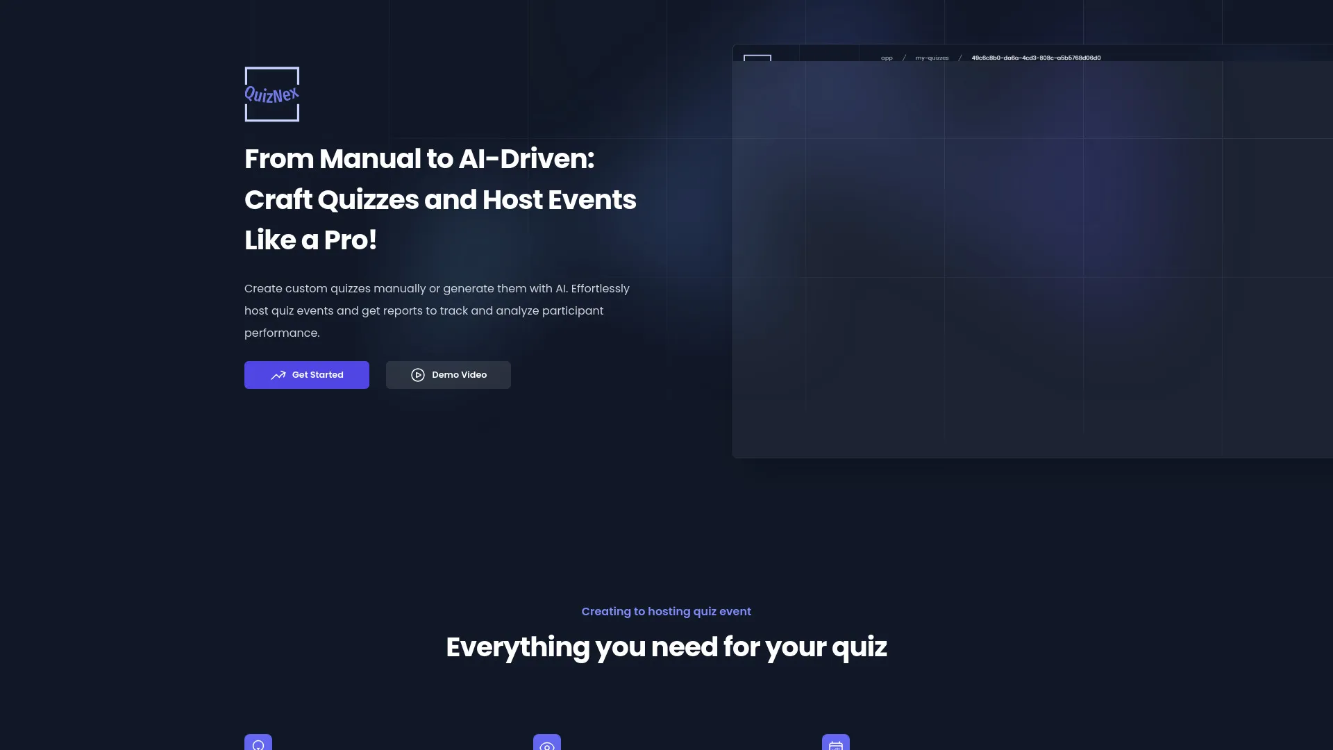 QuizNex - Custom Quiz Creation and Hosting Platform | Creati.ai