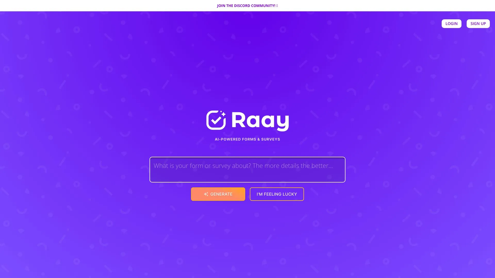 Raay - AI-Powered Form Creation and Analytics | Creati.ai