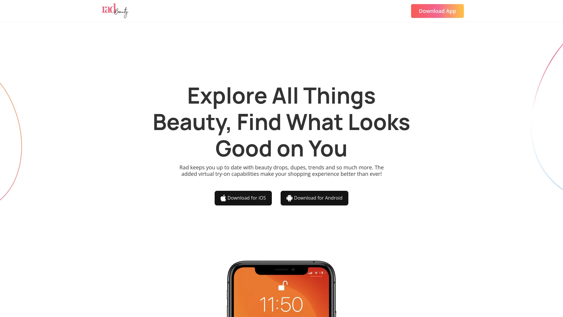 Discover and Try On Makeup Virtually with Rad Beauty | Creati.ai