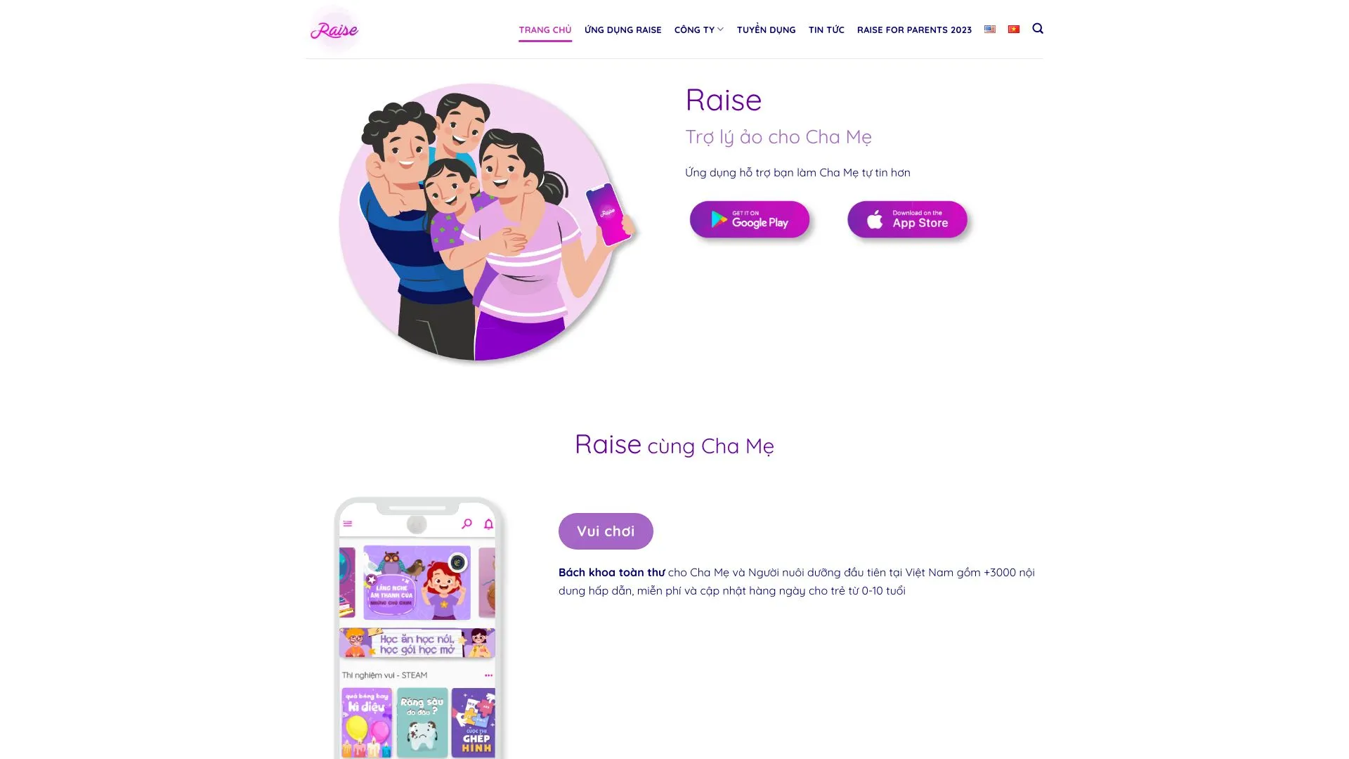 Raise - Virtual Assistant for Parents | Creati.ai
