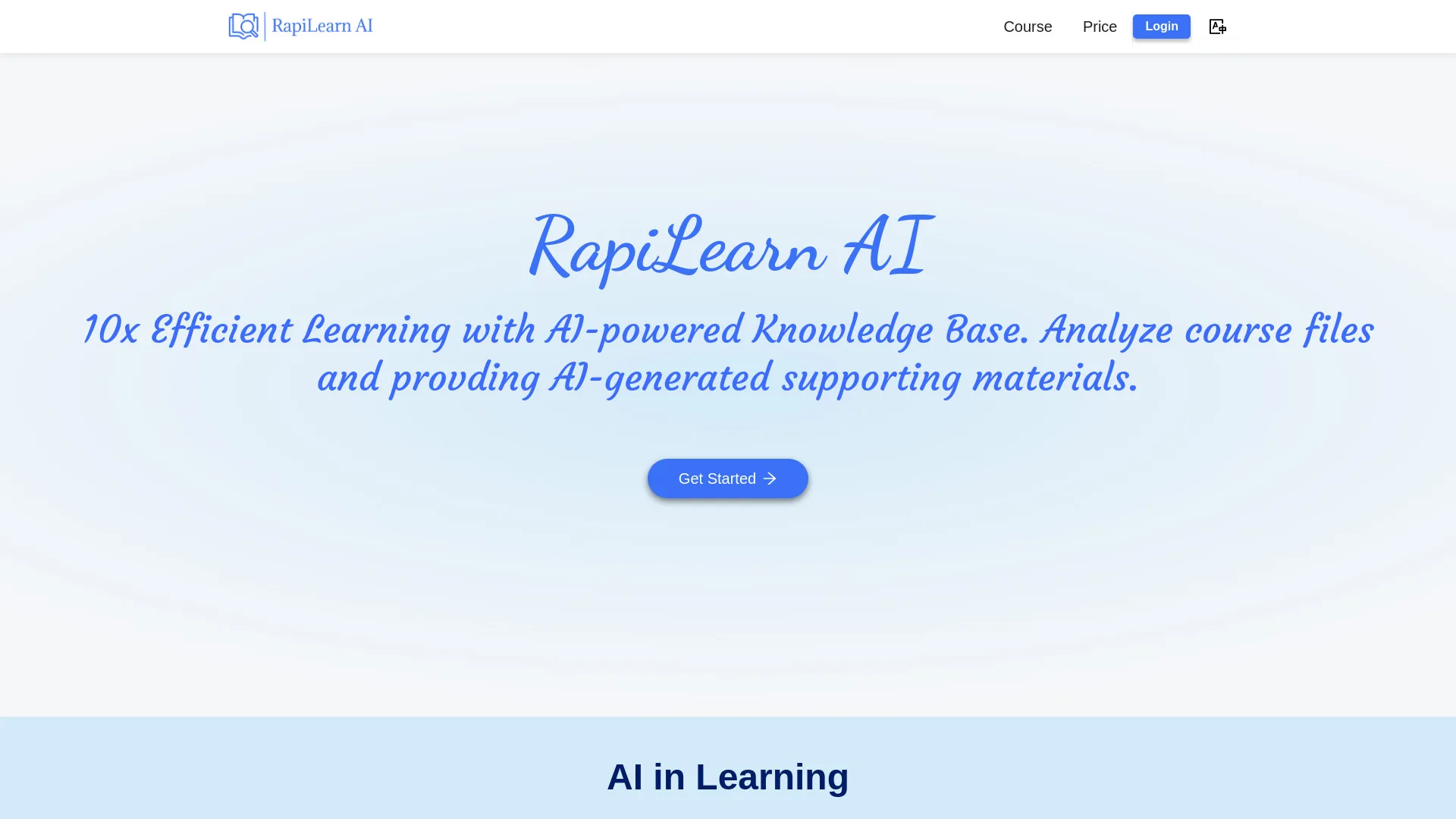 Rapilearn: Rapid and Efficient E-Learning Solutions | Creati.ai