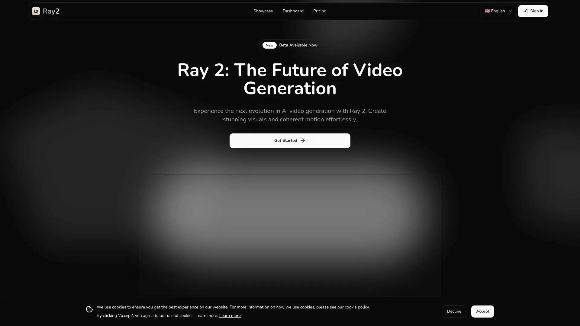 Ray 2: Advanced AI-driven Video Generation Tool | Creati.ai