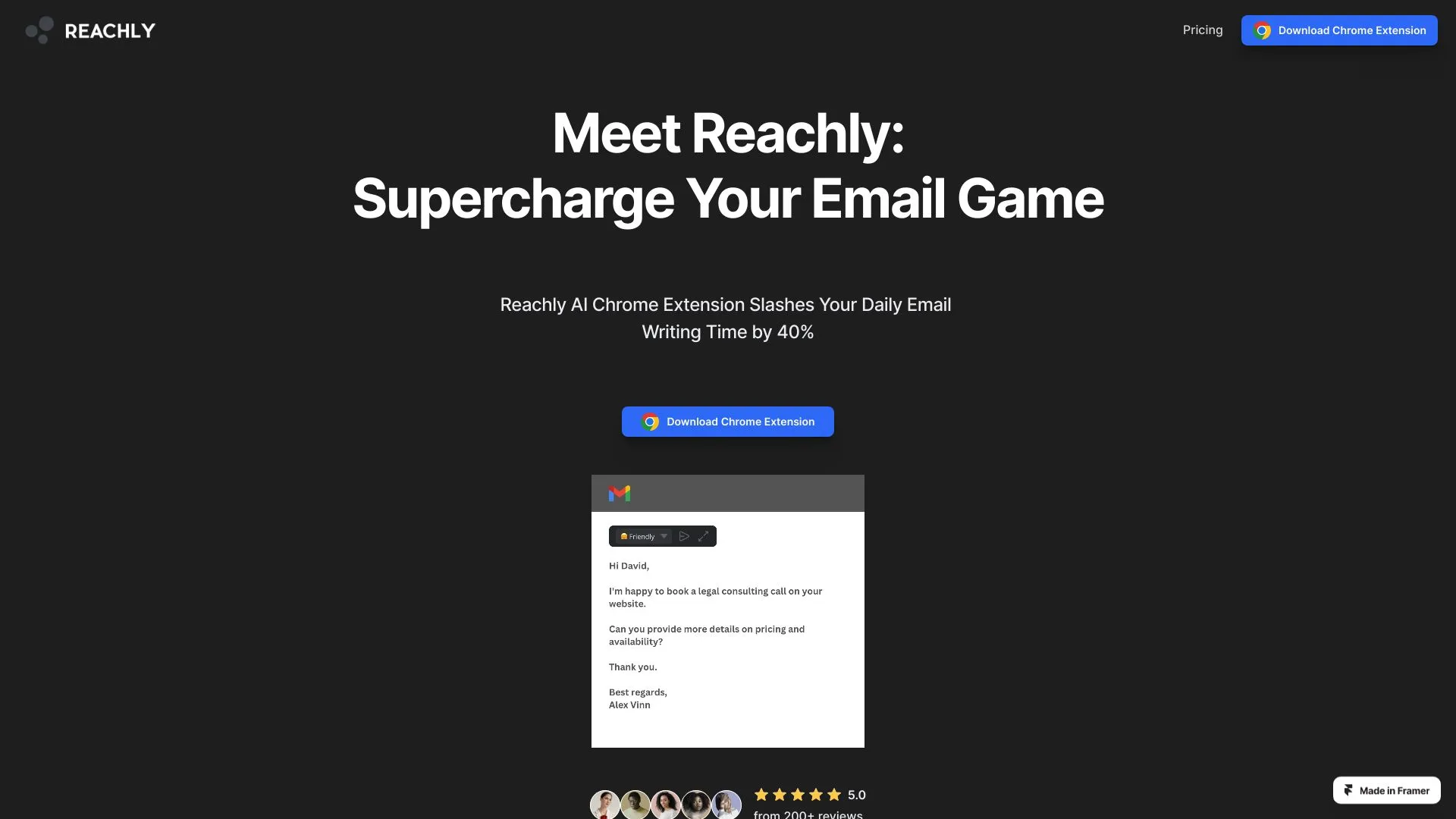 Boost Email Efficiency with Reachly | Smart AI Assistance | Creati.ai