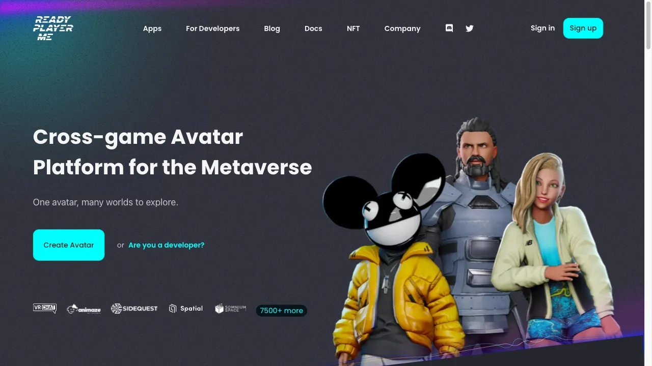Ready Player Me: Create Customizable Metaverse Avatars | Creati.ai