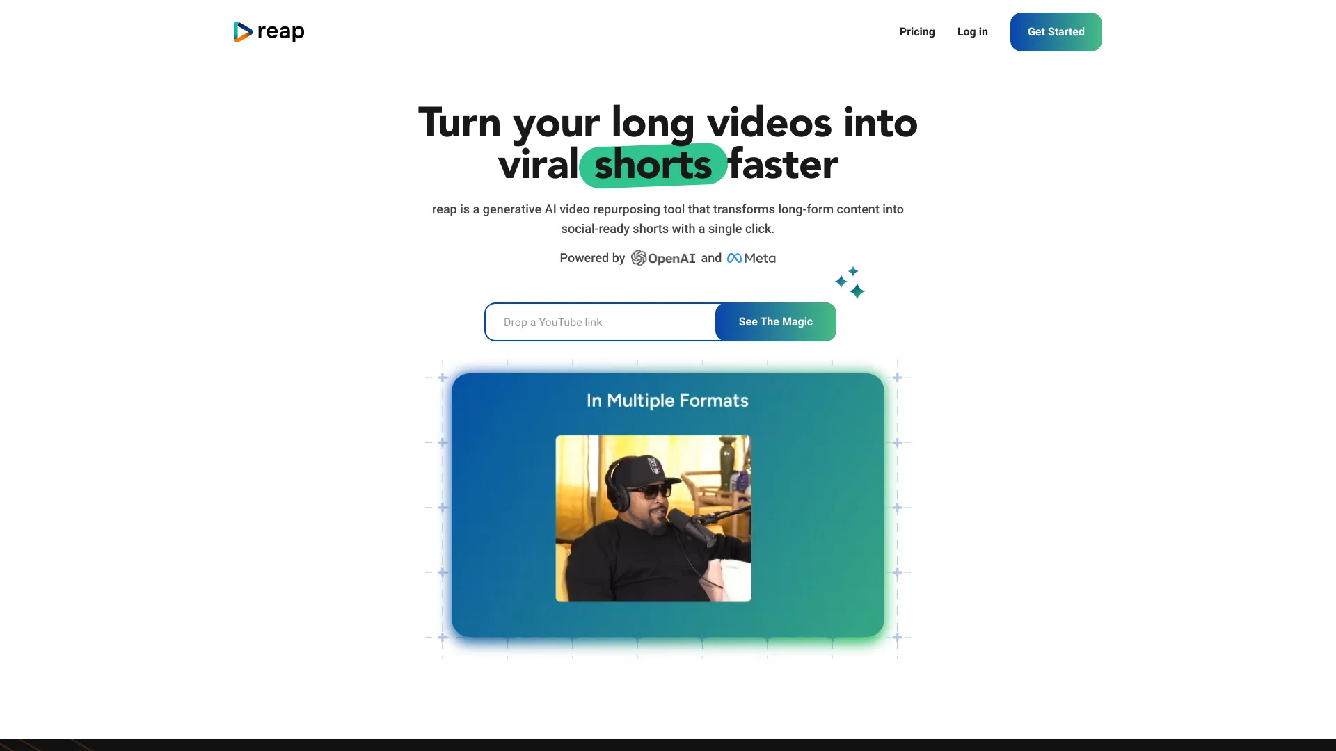 Reap: AI-Powered Video Clipping for Social Media | Creati.ai