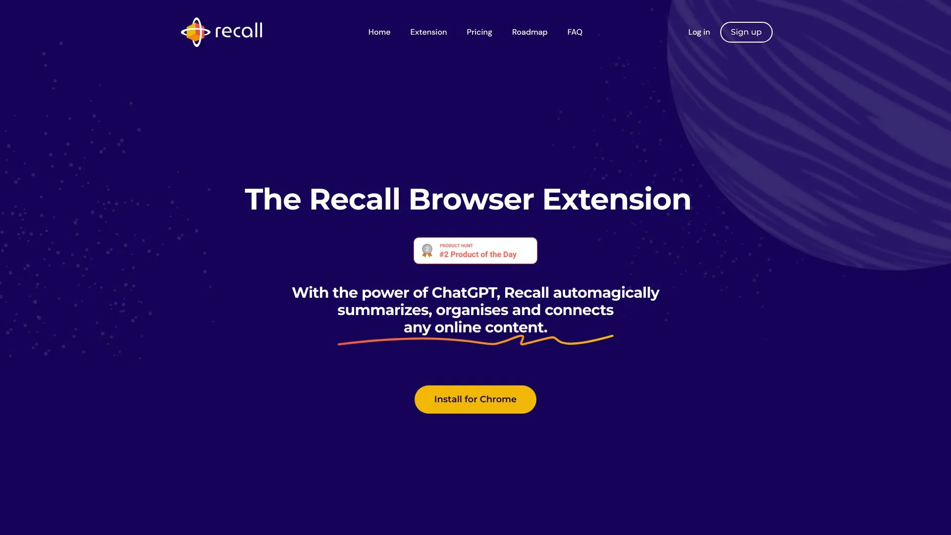 Recall: Summarize and Save Online Content Easily | Creati.ai
