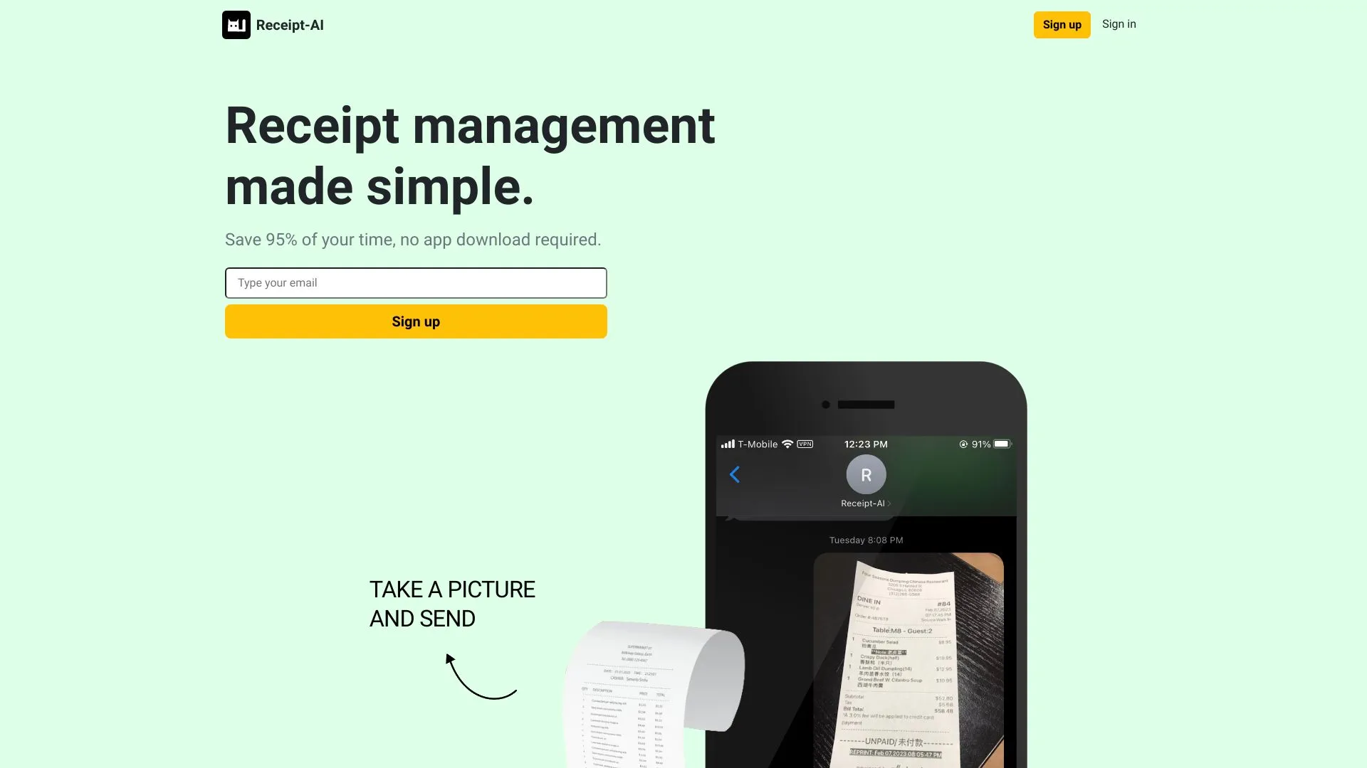 Receipt-AI | AI-Powered Receipt Management | Creati.ai