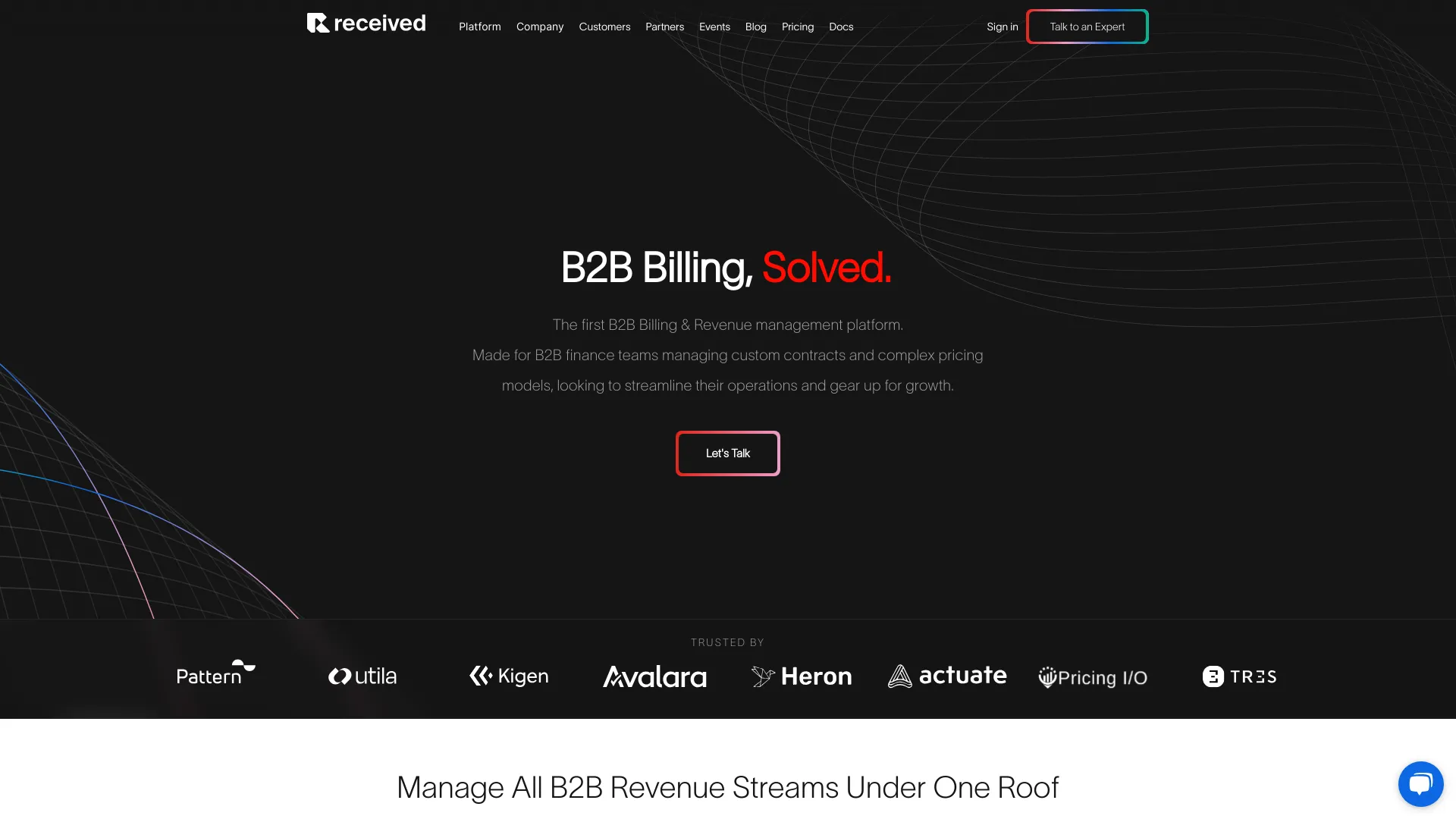 Received: B2B Billing & Revenue Management Platform for Finance Teams ...