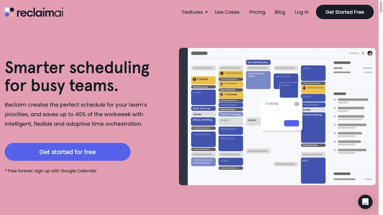 Reclaim.ai - AI-Powered Calendar & Scheduling Assistant | Creati.ai
