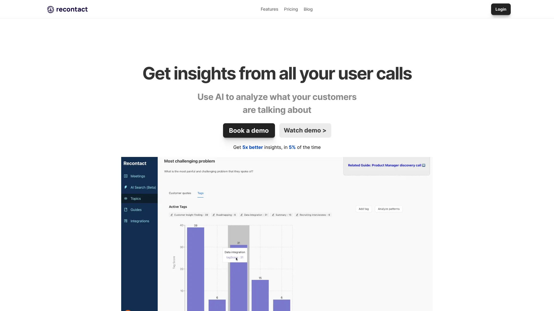 Recontact - AI-Driven Call Analysis Solutions | Creati.ai