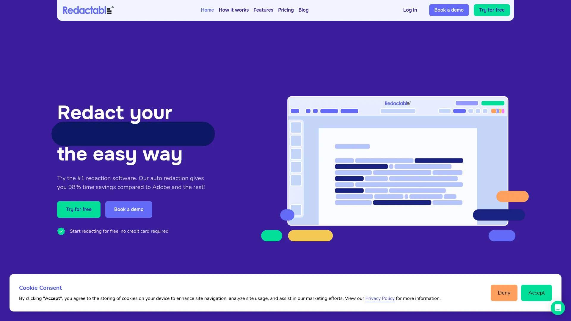 Redactable: Advanced Automated Redaction Software | Creati.ai
