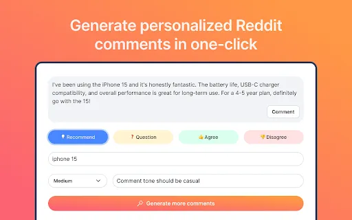 RedCom.ai: Simplify Your Reddit Engagement | Creati.ai