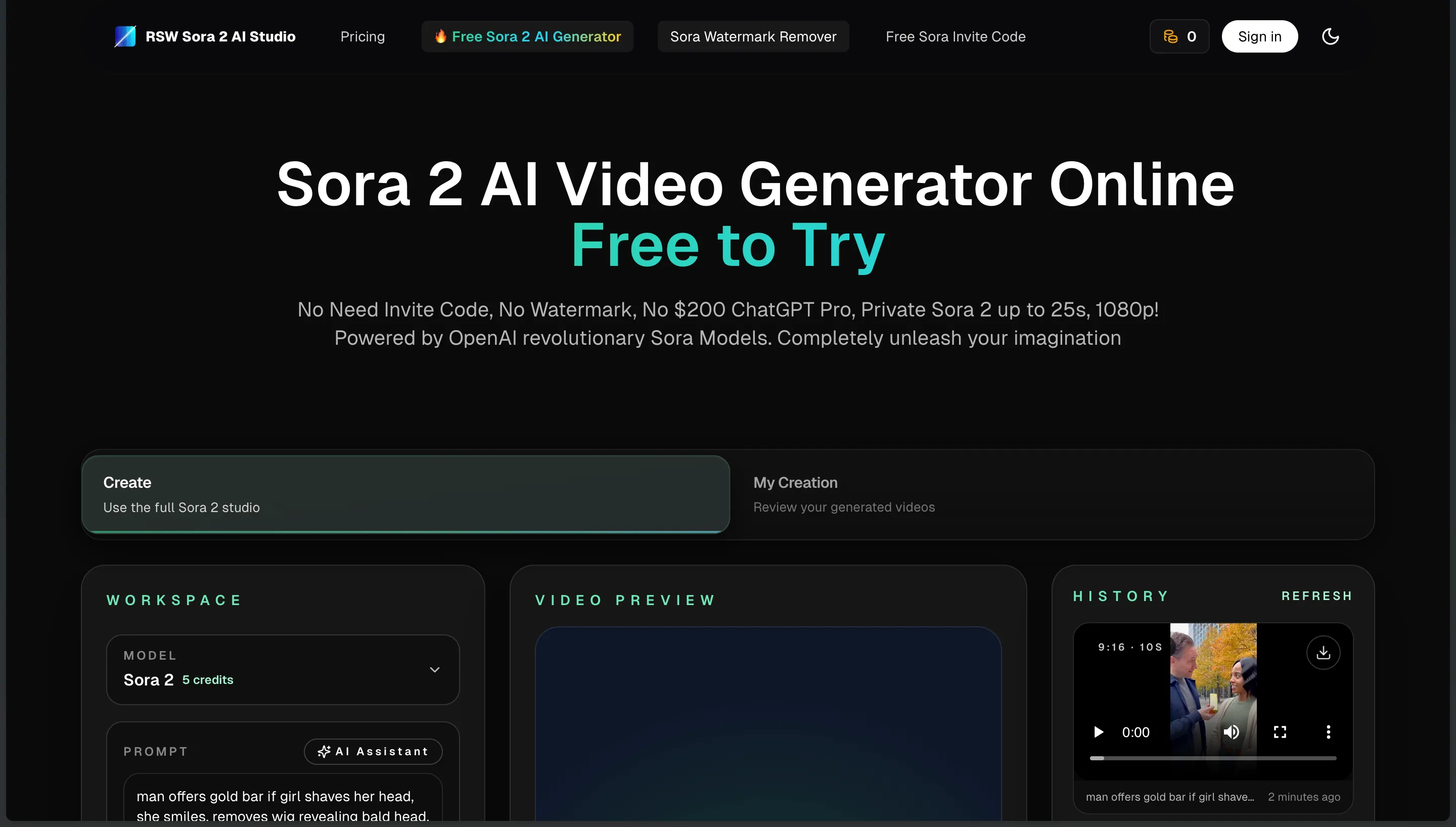 Remove Sora Watermark Fast – Clean Video Download in Seconds | Creati.ai