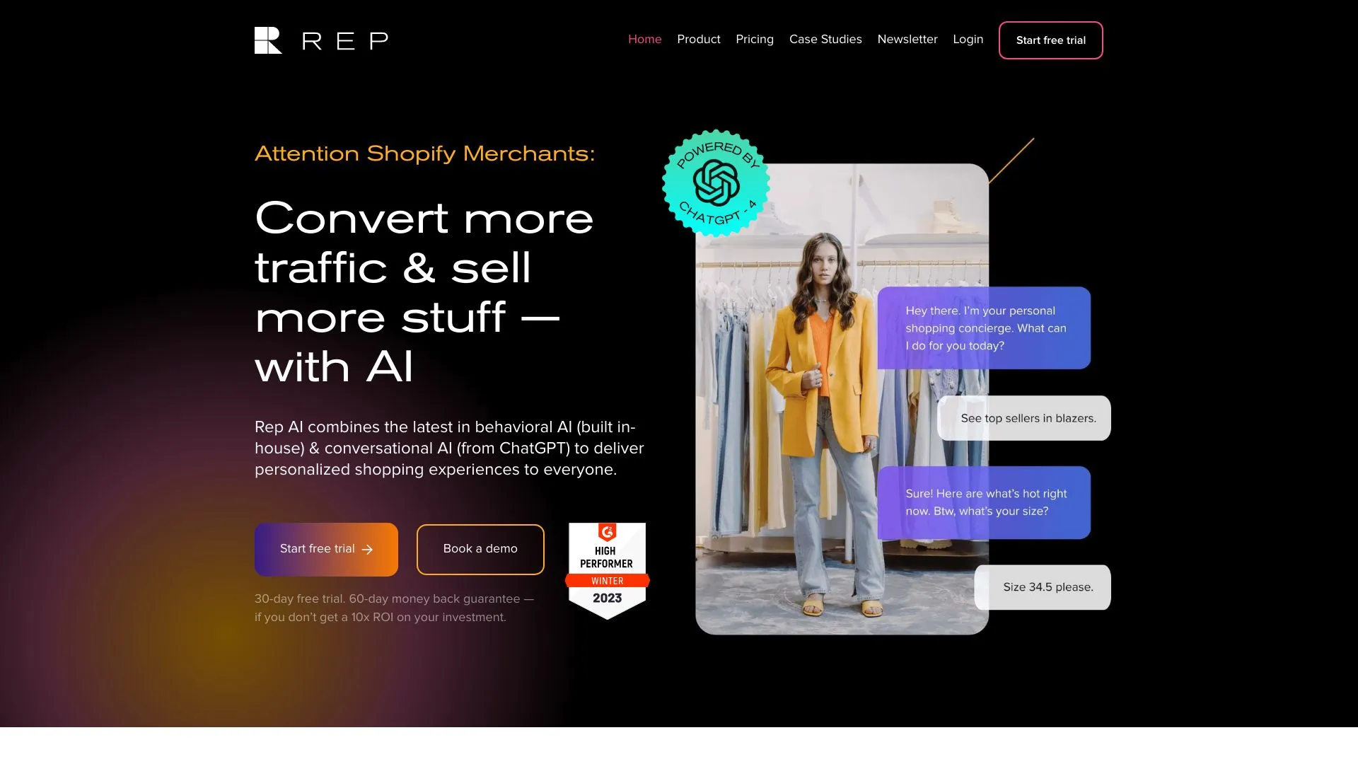 Rep AI: Shopify AI Concierge for Enhanced Shopping Experience | Creati.ai