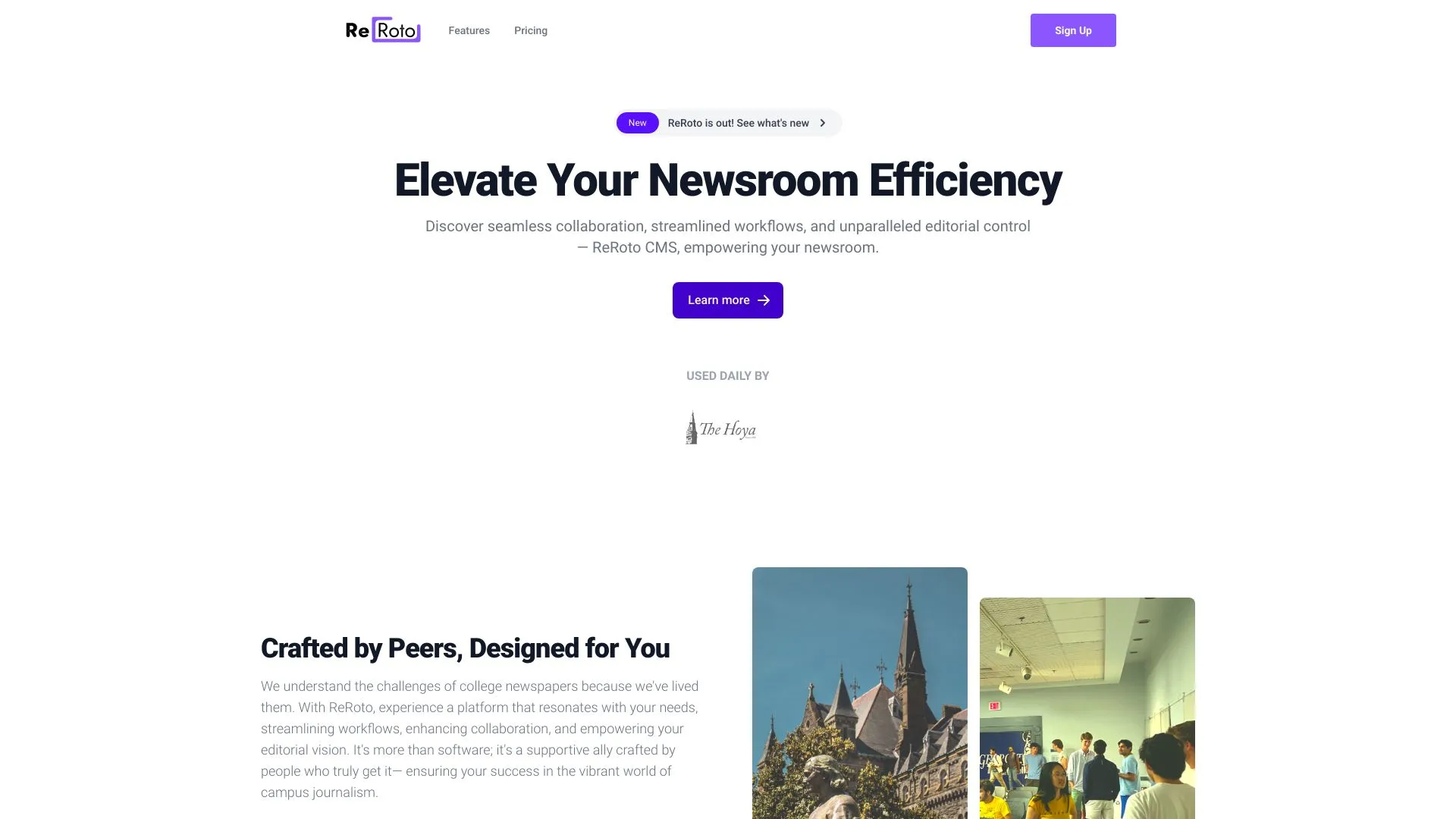 ReRoto - Elevate Your Newsroom Efficiency | Creati.ai