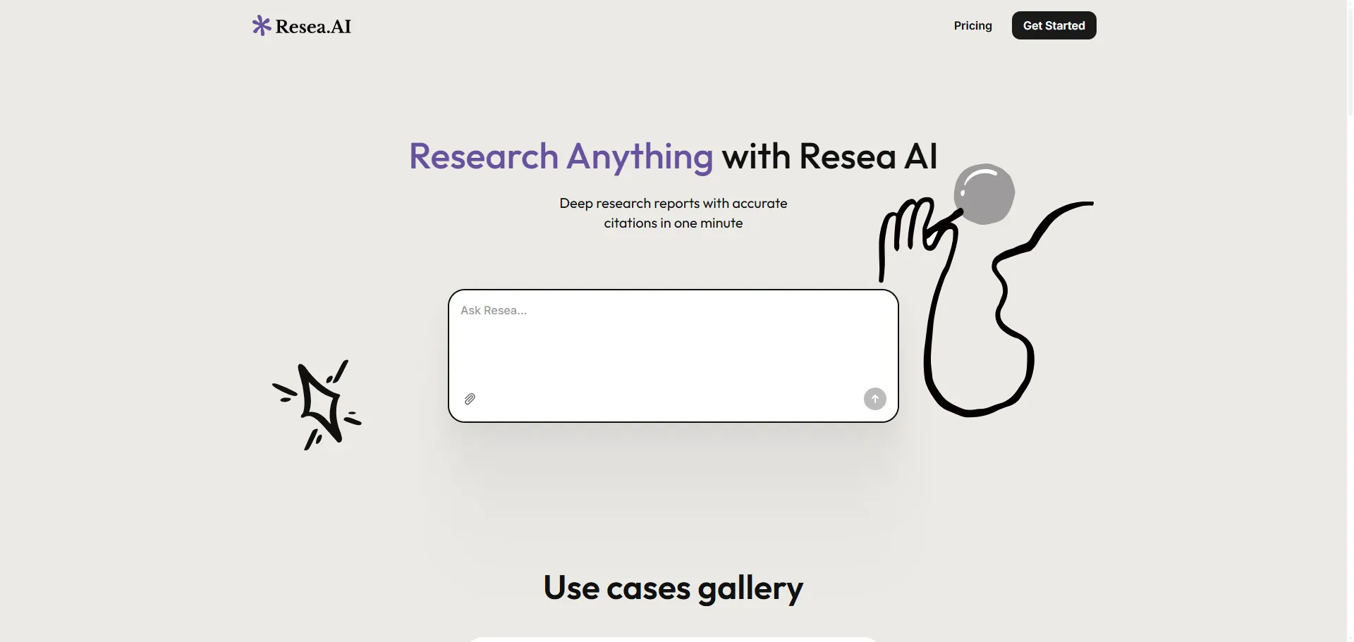 Resea AI - Agent AI autonome de recherche et rédaction | Creati.ai