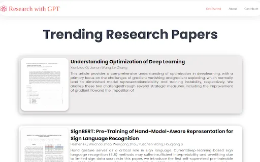 Research With GPT - Enhance Your Academic Research | Creati.ai