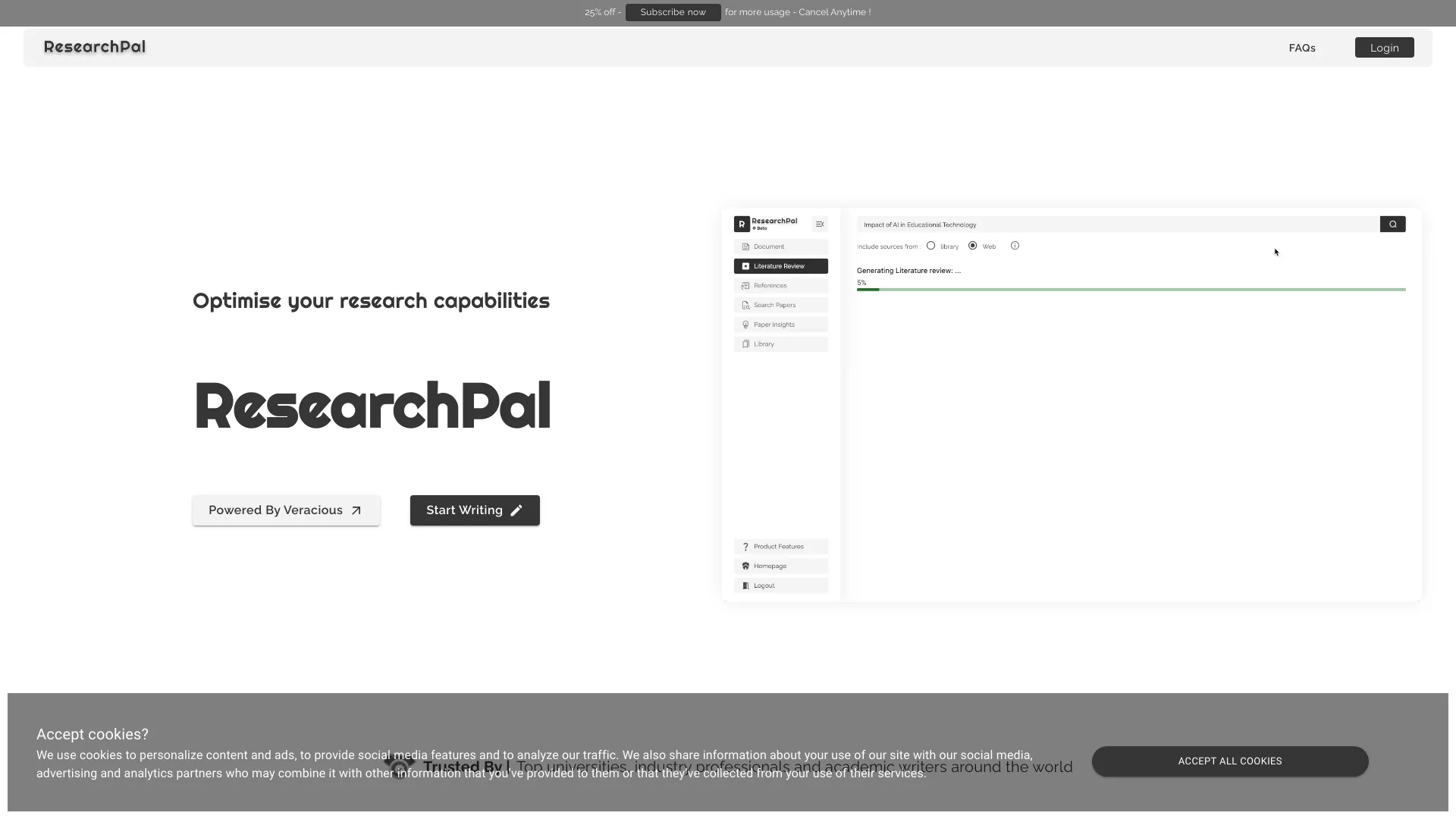ResearchPal - Best AI Tool for Academic Writing | Creati.ai