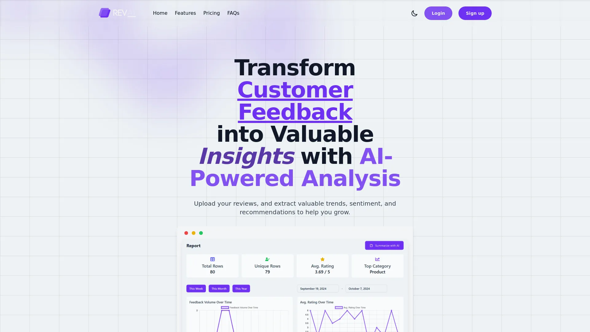RevAI - AI-Powered Customer Feedback Analysis | Creati.ai