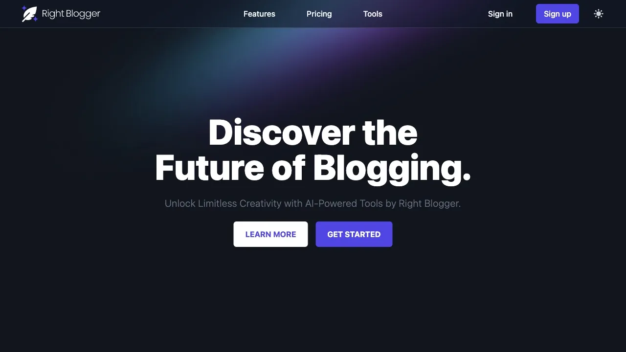 RightBlogger: AI-Powered Content Tools for Bloggers | Creati.ai