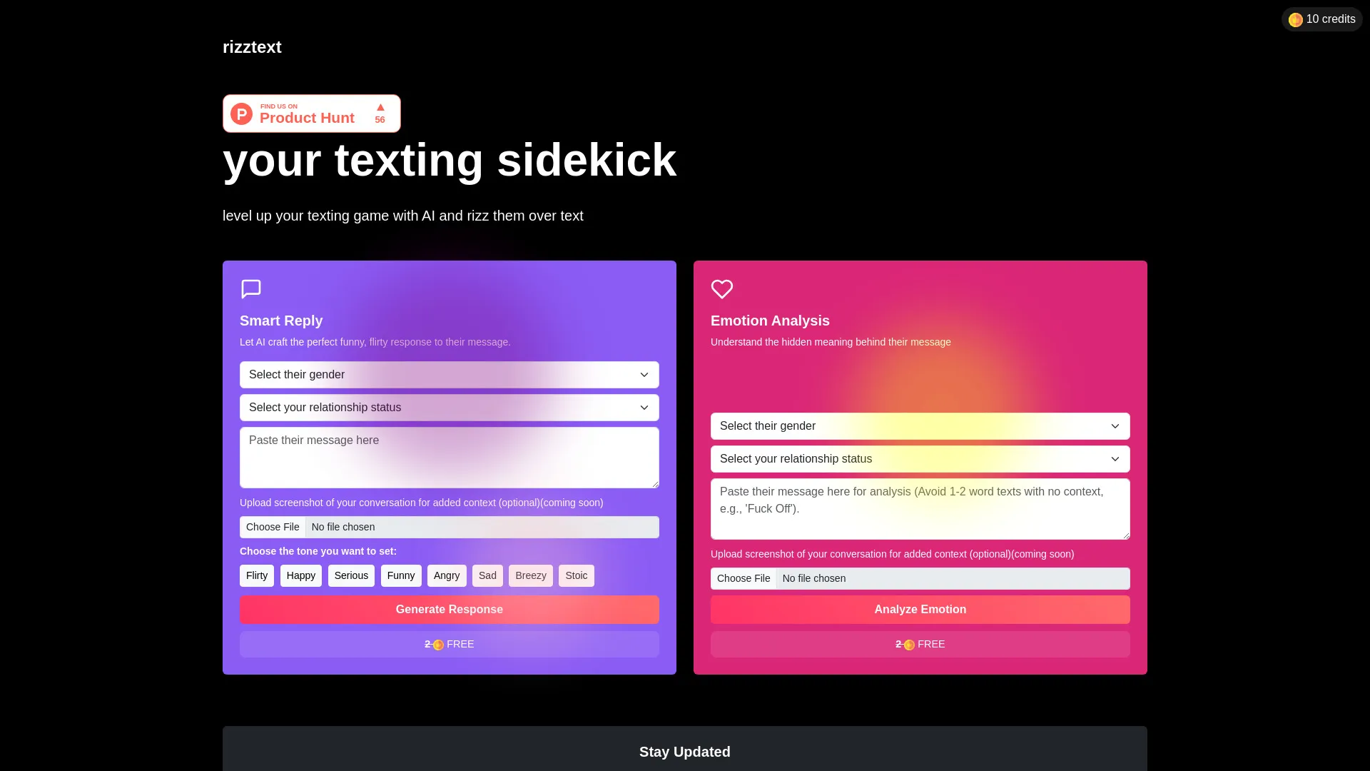 RizzText: Your AI Texting Assistant for Flirty Responses | Creati.ai