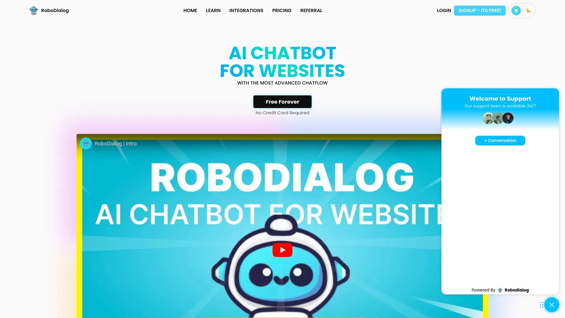RoboDialog - No-Code Chatbot Builder for Customer Support | Creati.ai