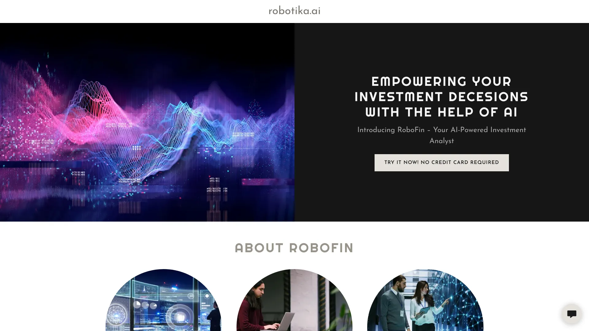 RoboFin - AI-Powered Investment Analysis Platform | Creati.ai