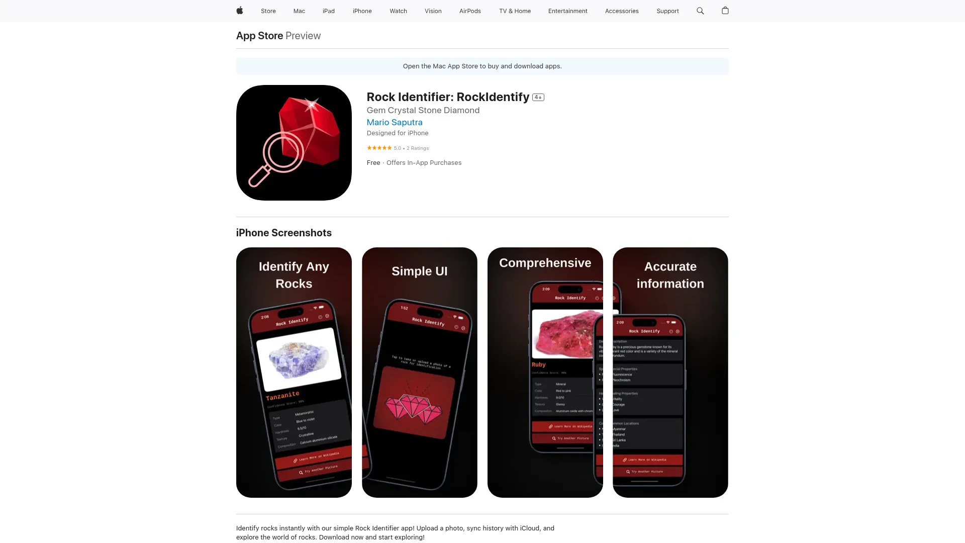 Descubre rocas fácilmente con la aplicación Rock Identifier | Creati.ai