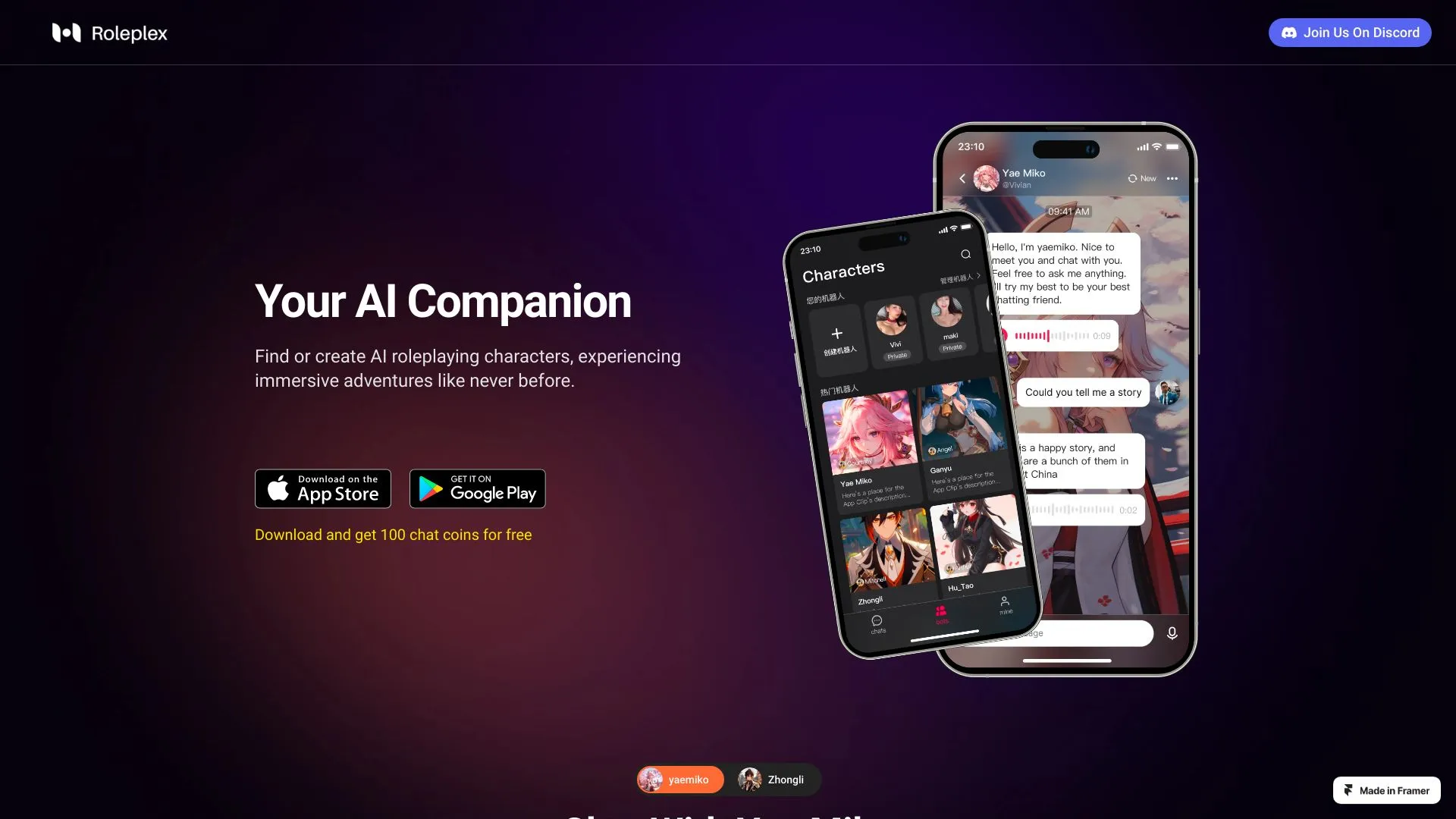 Roleplex: Your AI Roleplaying Companion | Creati.ai