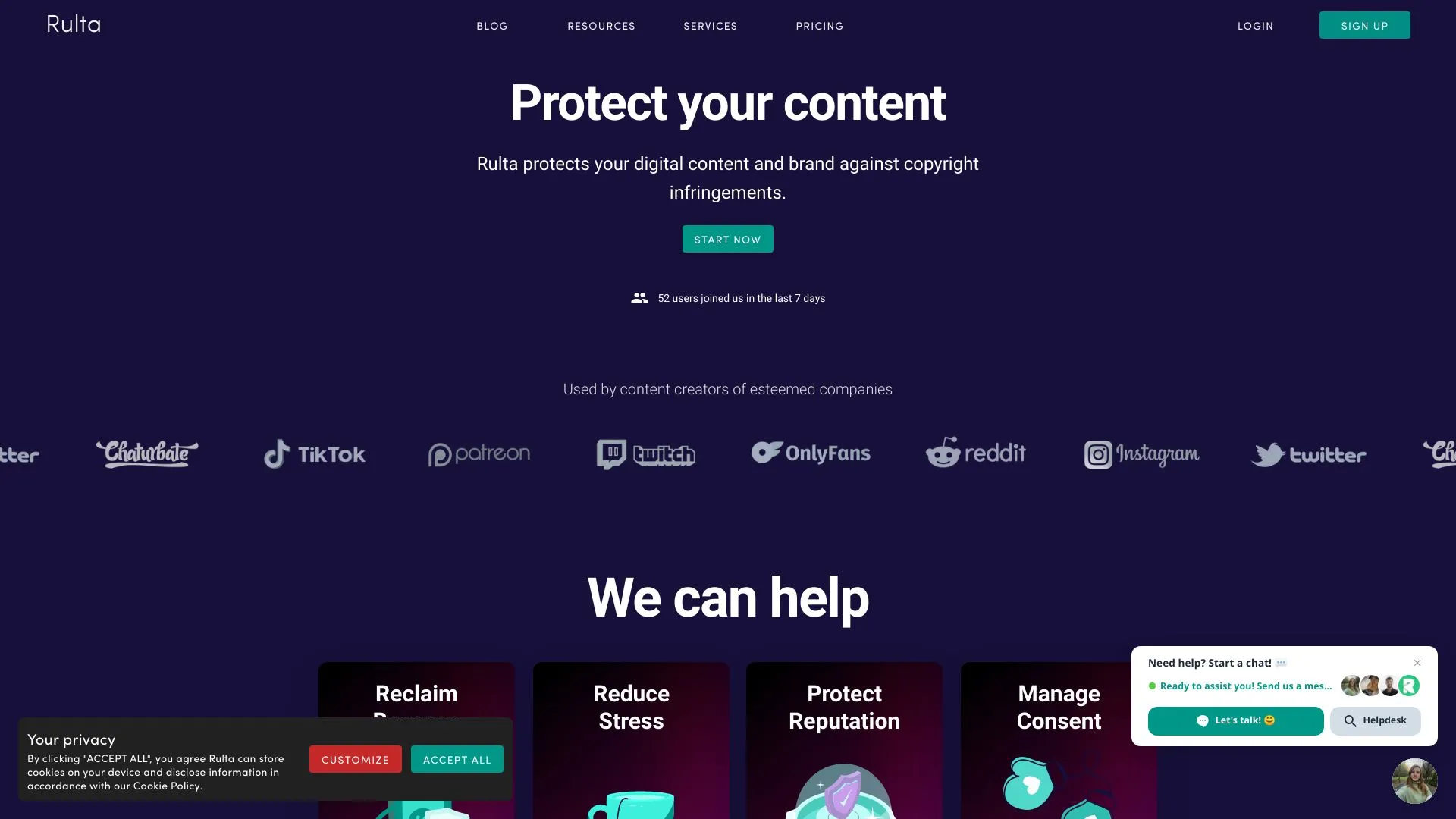 Rulta: DMCA Takedown Service for Content Creators | Creati.ai