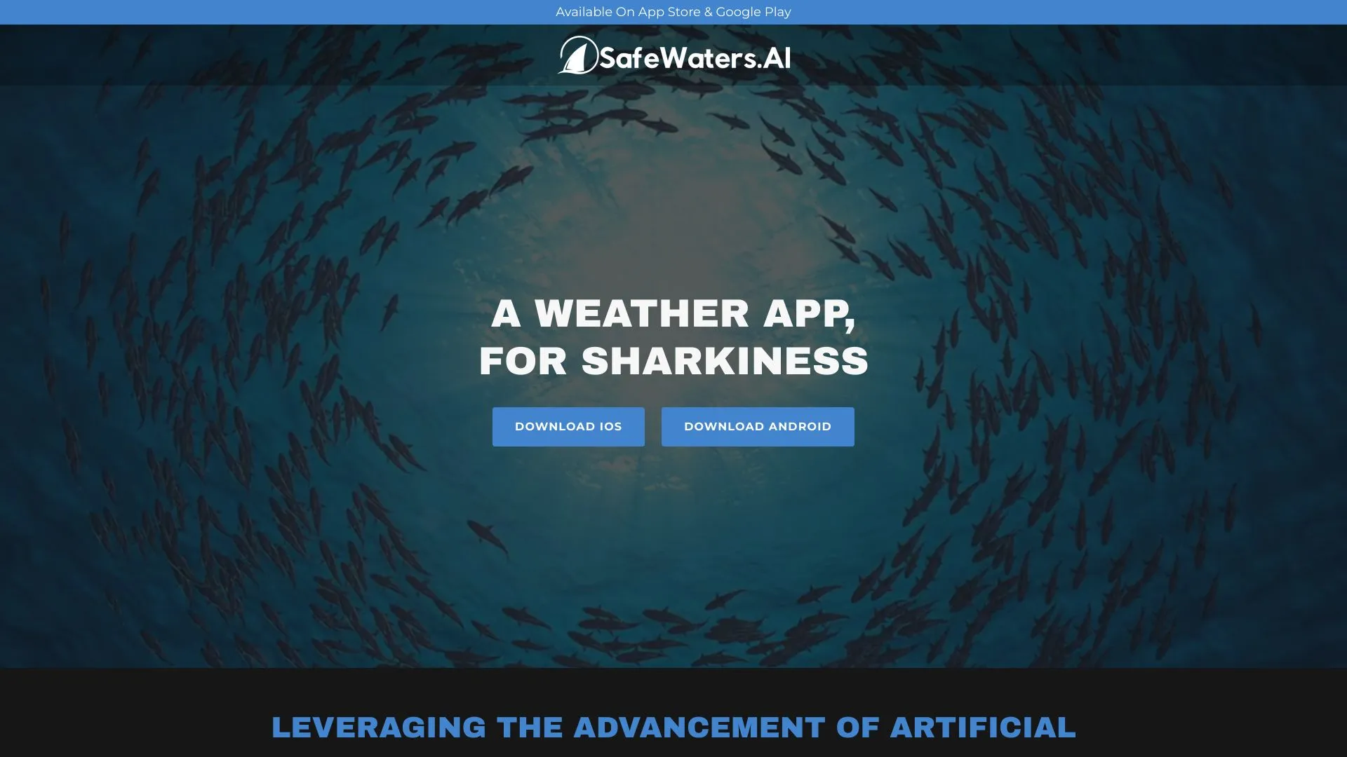 SafeWaters.ai: AI-Powered Shark Attack Risk Forecast App | Creati.ai