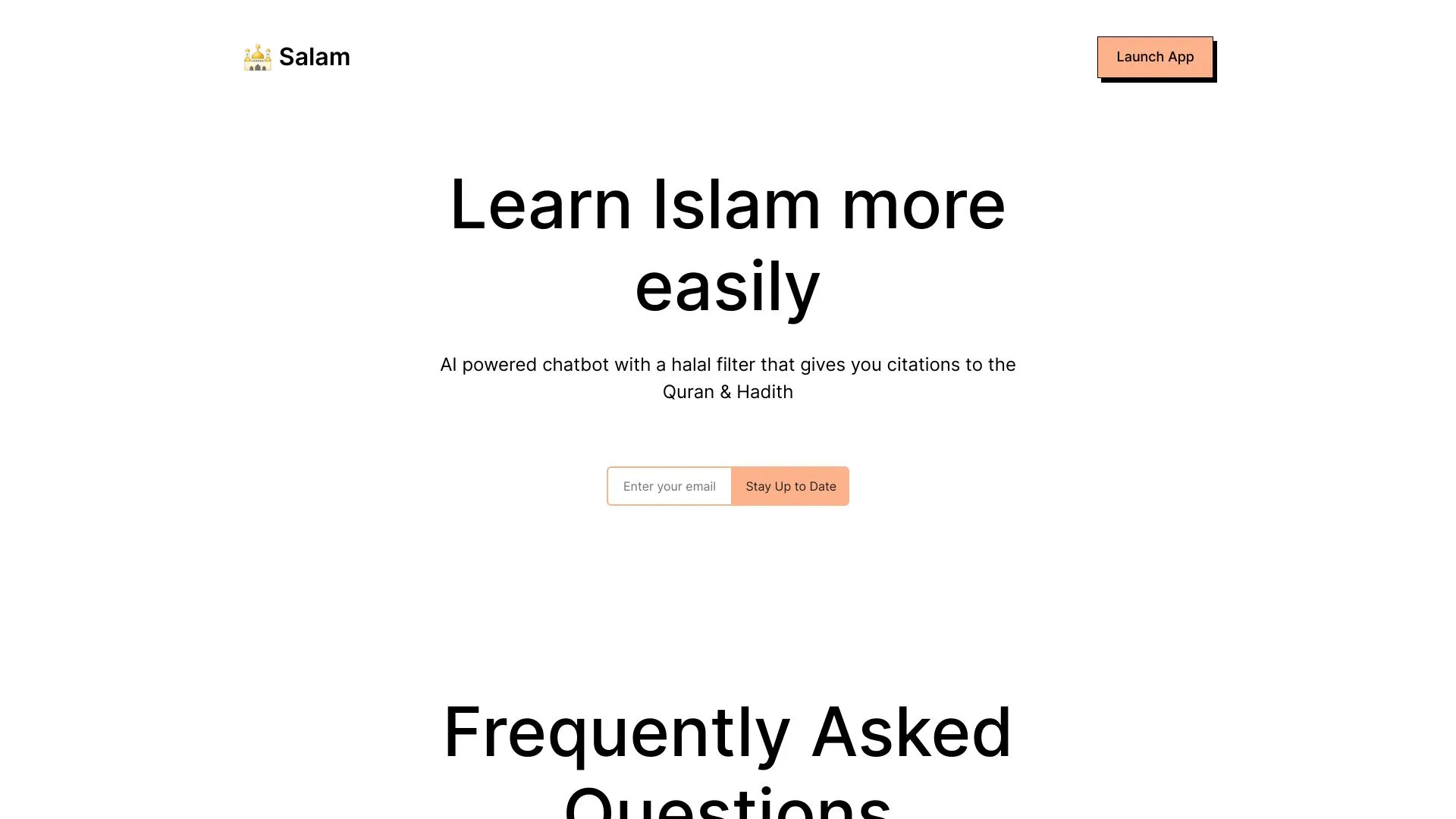 Salam Chat: AI-Powered Islamic Chatbot | Creati.ai