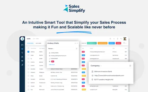 Sales Simplify - Herramienta de automatización de ventas impulsada por IA | Creati.ai