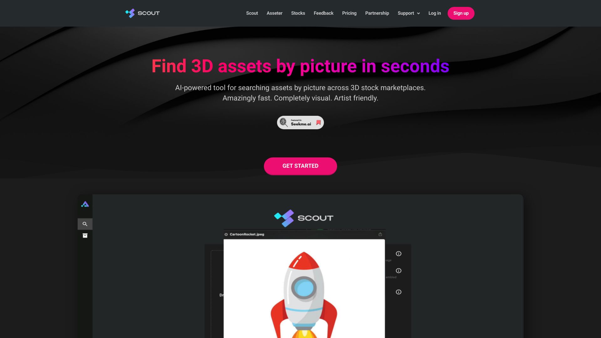 Scout by Asseter.ai – AI-Powered 3D Model Search Tool | Creati.ai