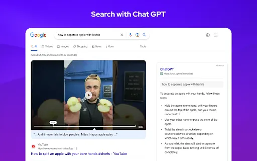 Search GPT for Chrome - AI-Powered Search | Creati.ai