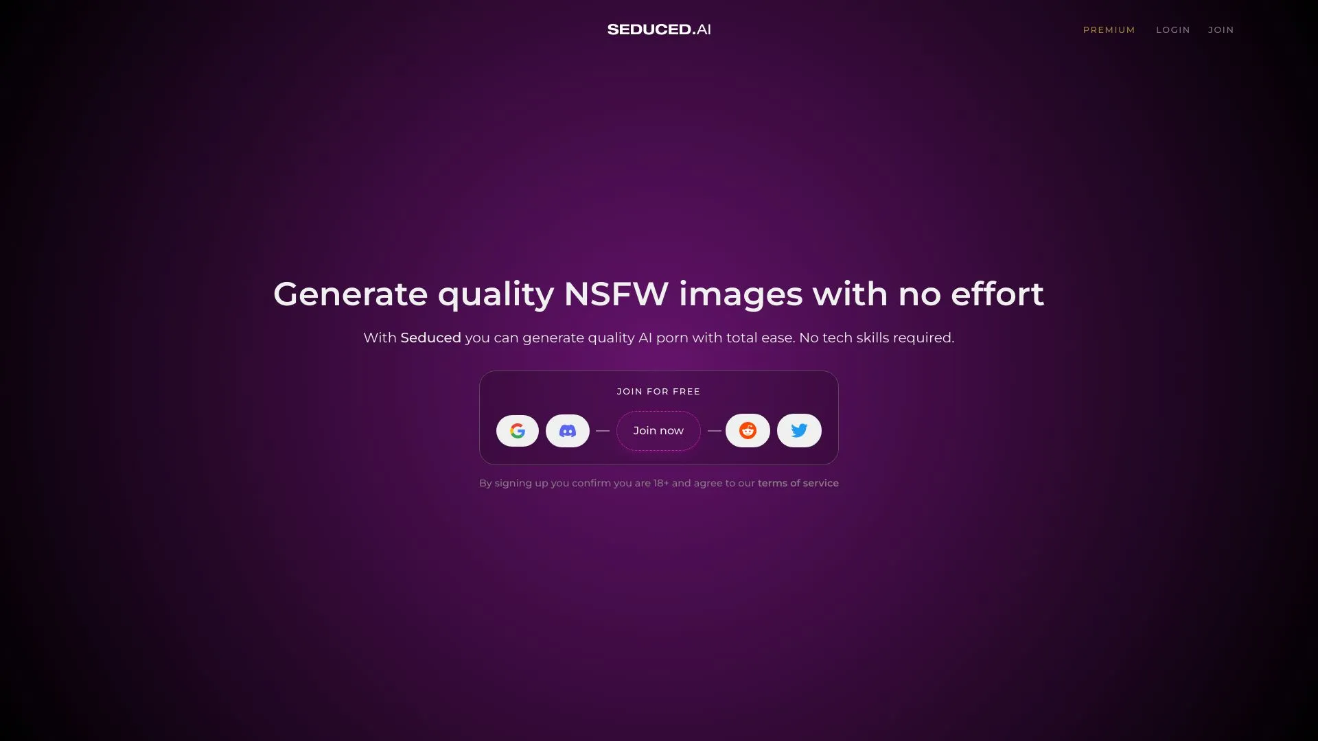 Seduced AI - Generate High-Quality Adult Content with AI | Creati.ai