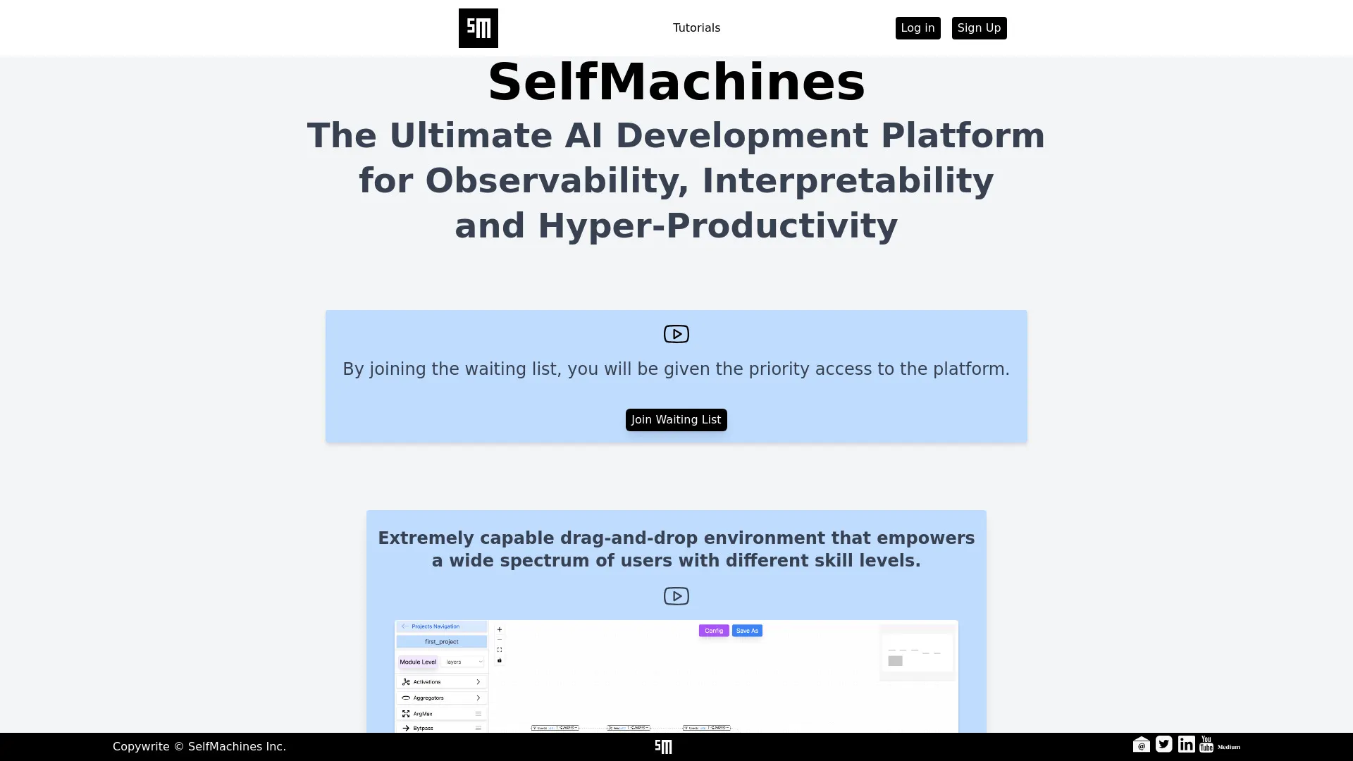 Self Machines - Plataforma de Desarrollo e Implementación de IA | Creati.ai