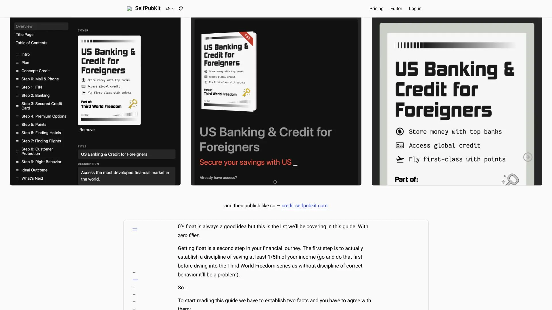 SelfPubKit – Efficient Self-Publishing Tool | Creati.ai