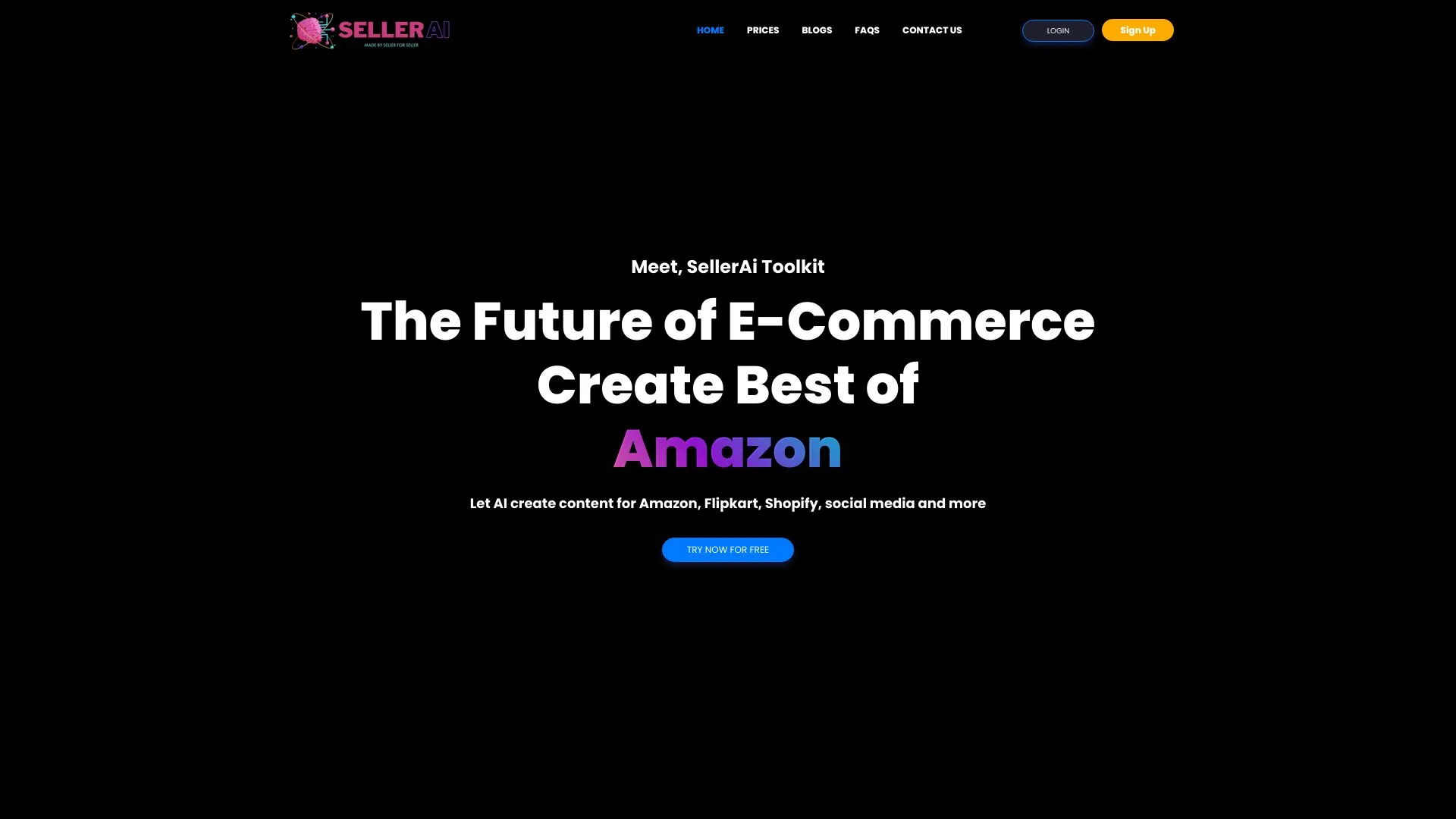 SellerAI: AI-Powered Tool for E-commerce Optimization | Creati.ai