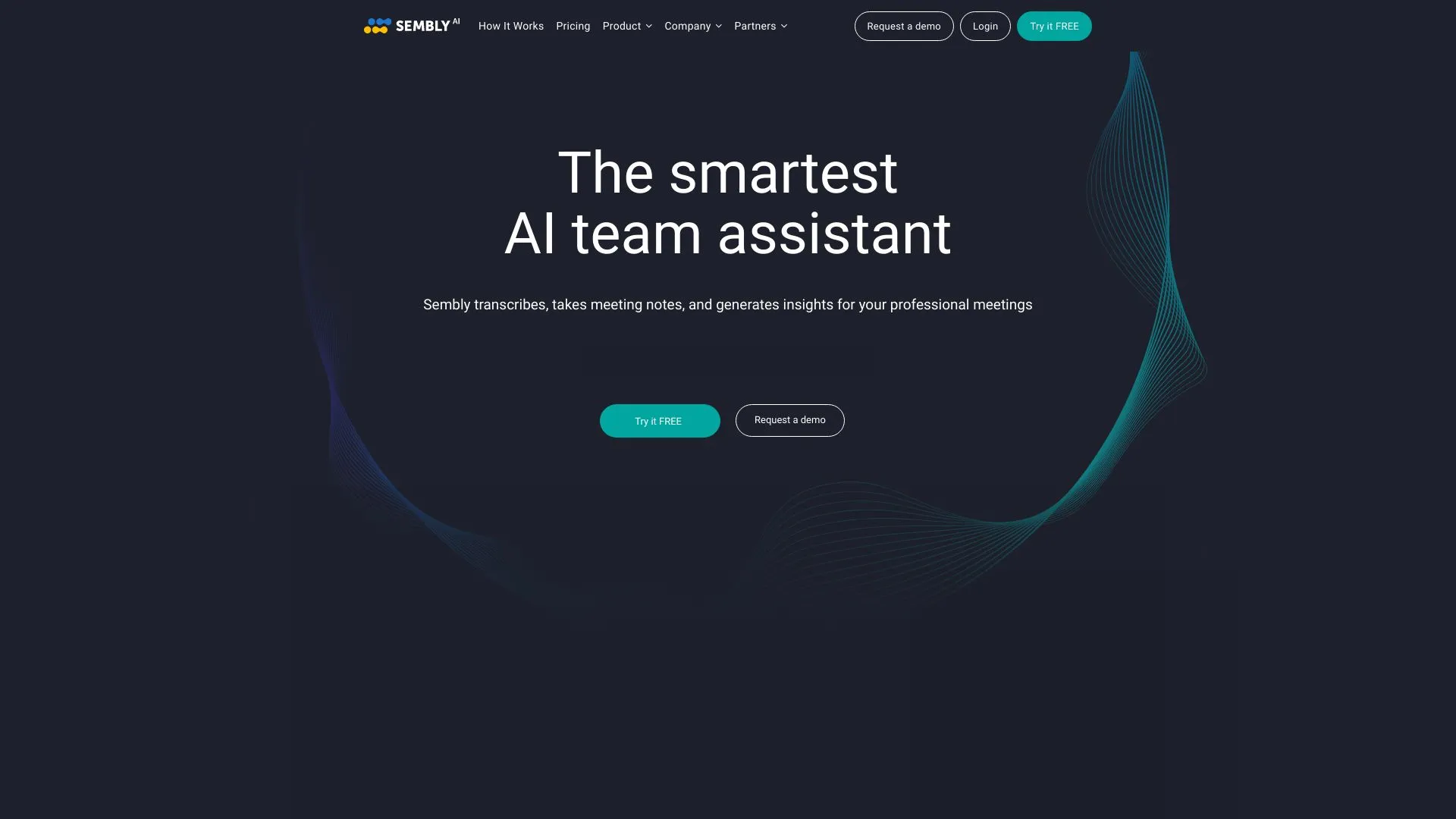 Sembly AI: Meeting Transcription & Summaries | Creati.ai