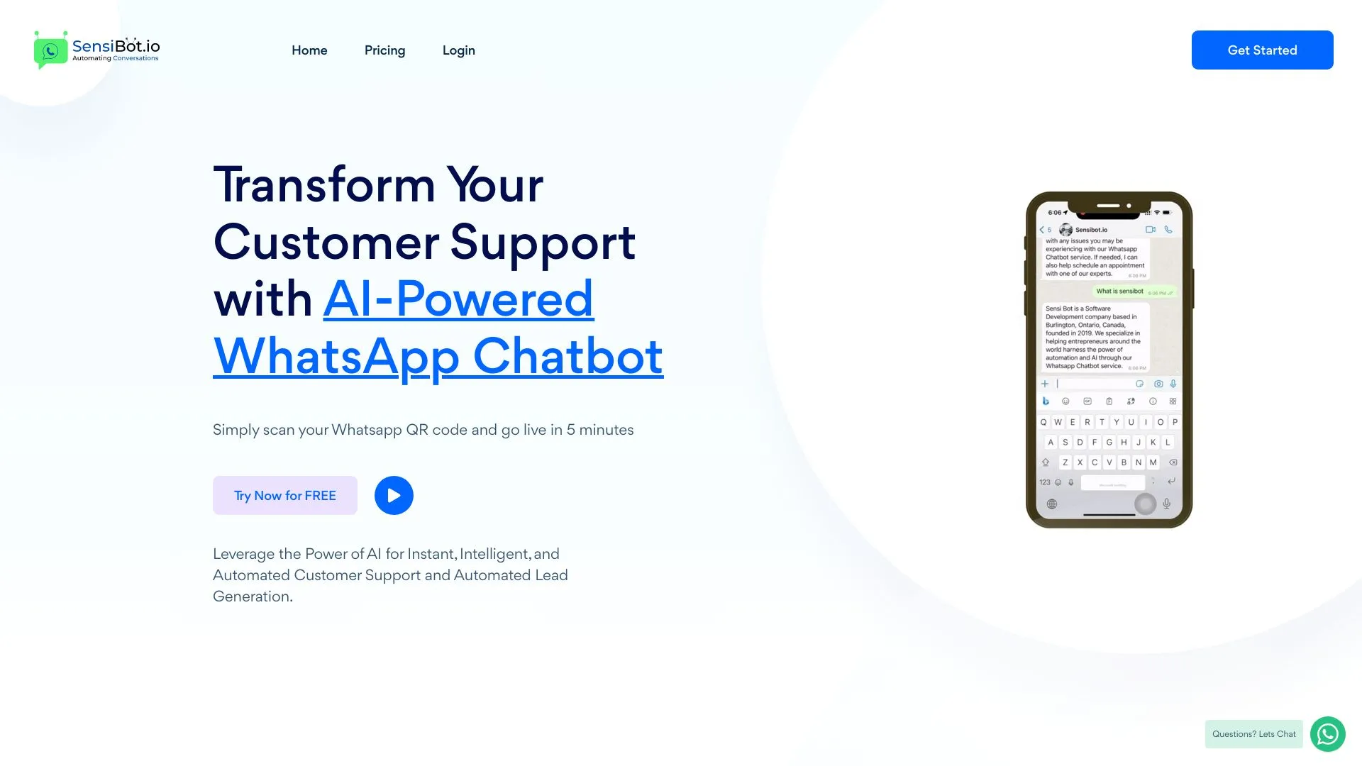 SensiBot - Chatbot do WhatsApp Alimentado por IA para um Atendimento ao ...