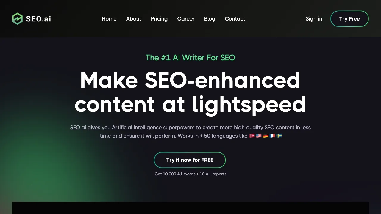 SEO.ai: AI-powered SEO & Content Generation | Creati.ai