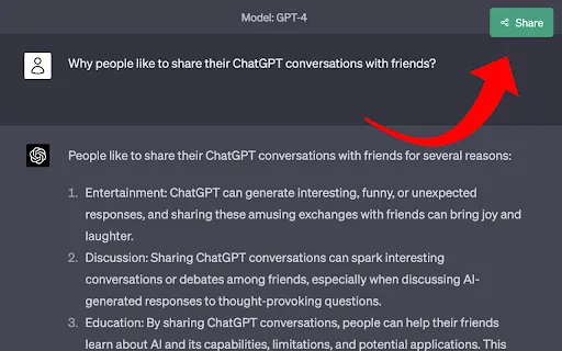 Share ChatGPT : Partage de Conversations Sans Effort | Creati.ai