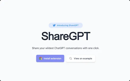 ShareGPT: Effortlessly Share Your ChatGPT Conversations | Creati.ai