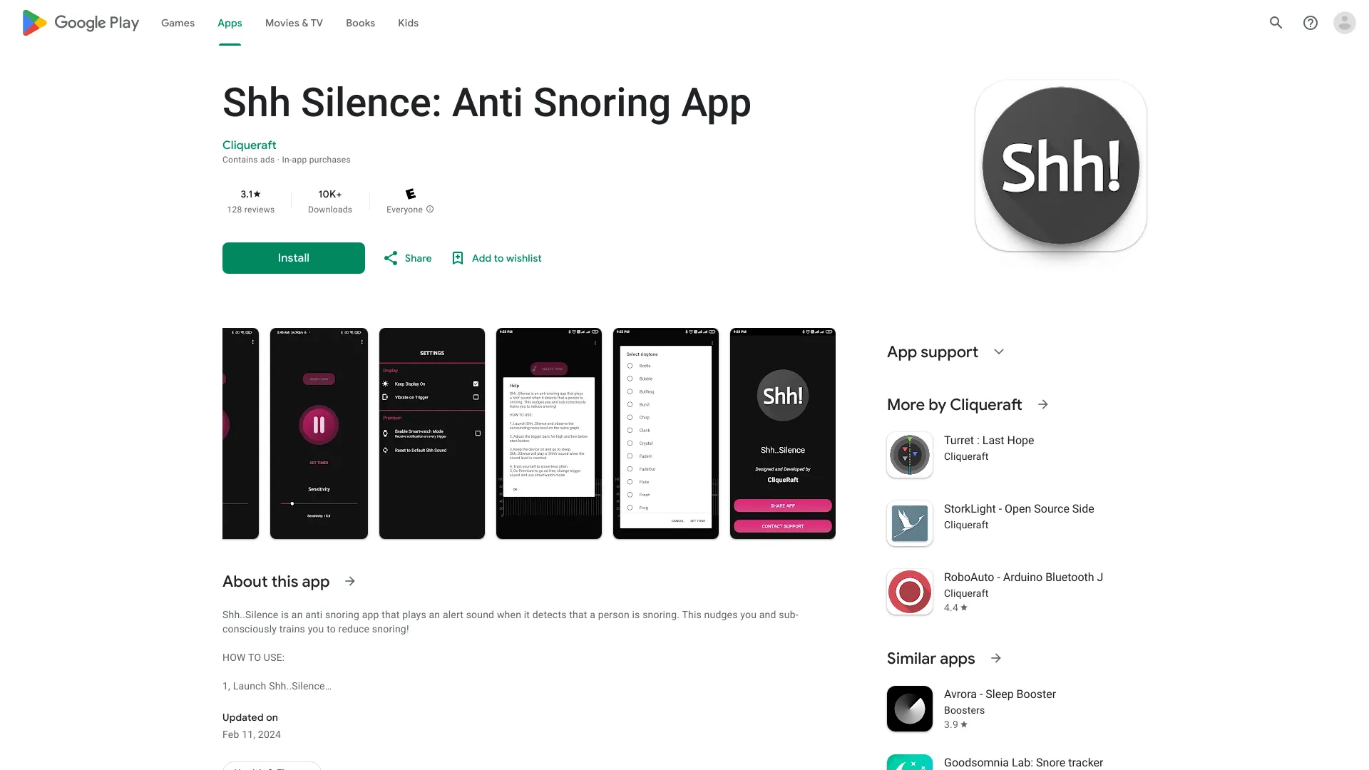Shh Silence: Anti Snoring App | Creati.ai
