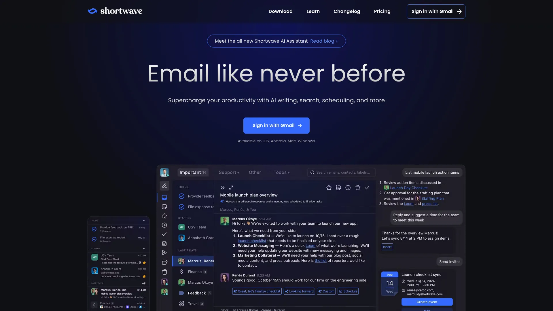 Shortwave: AI-Powered Email for Business Collaboration | Creati.ai