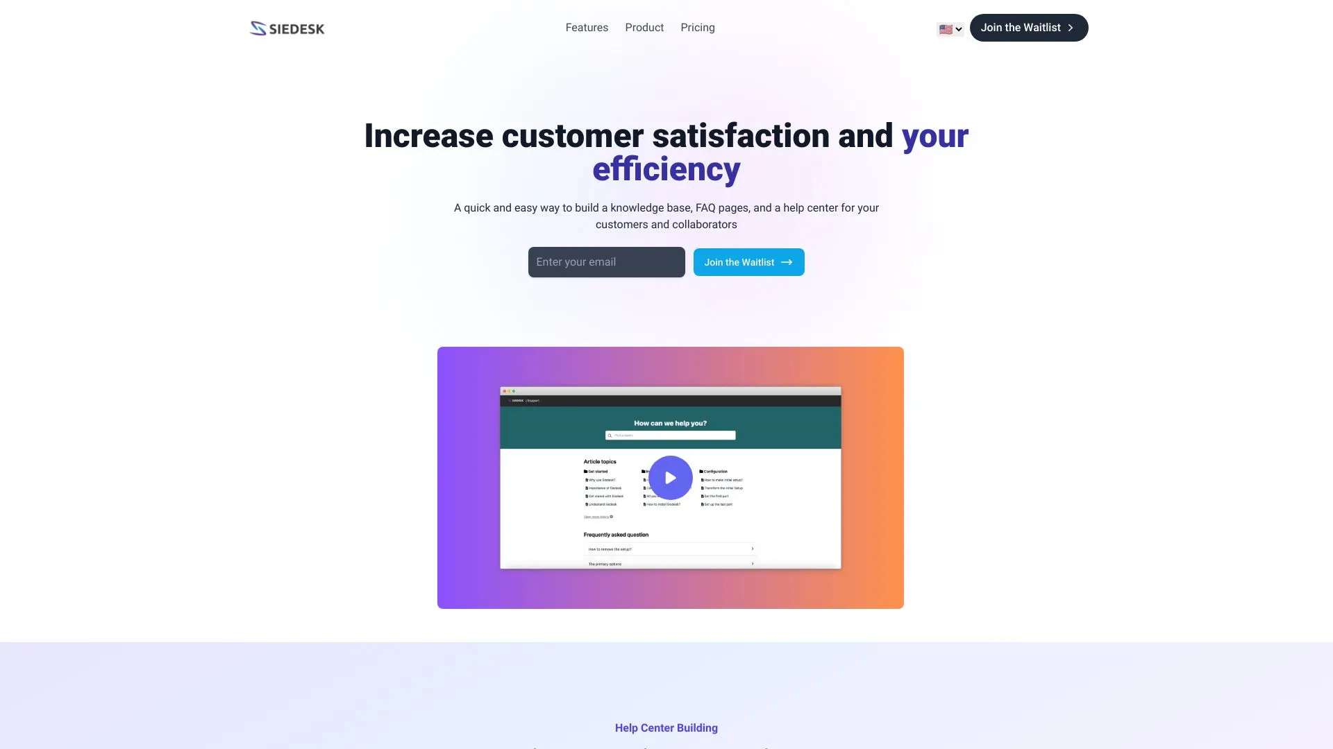 Siedesk: AI-Powered Knowledge Base and FAQ Builder | Creati.ai