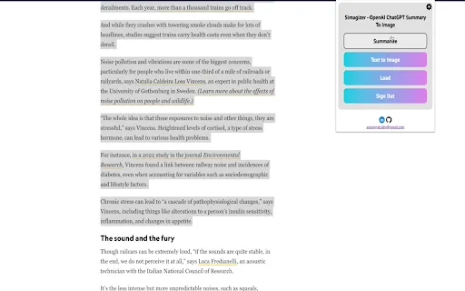 Simagizer - Convert Webpage Summaries to Images Easily | Creati.ai
