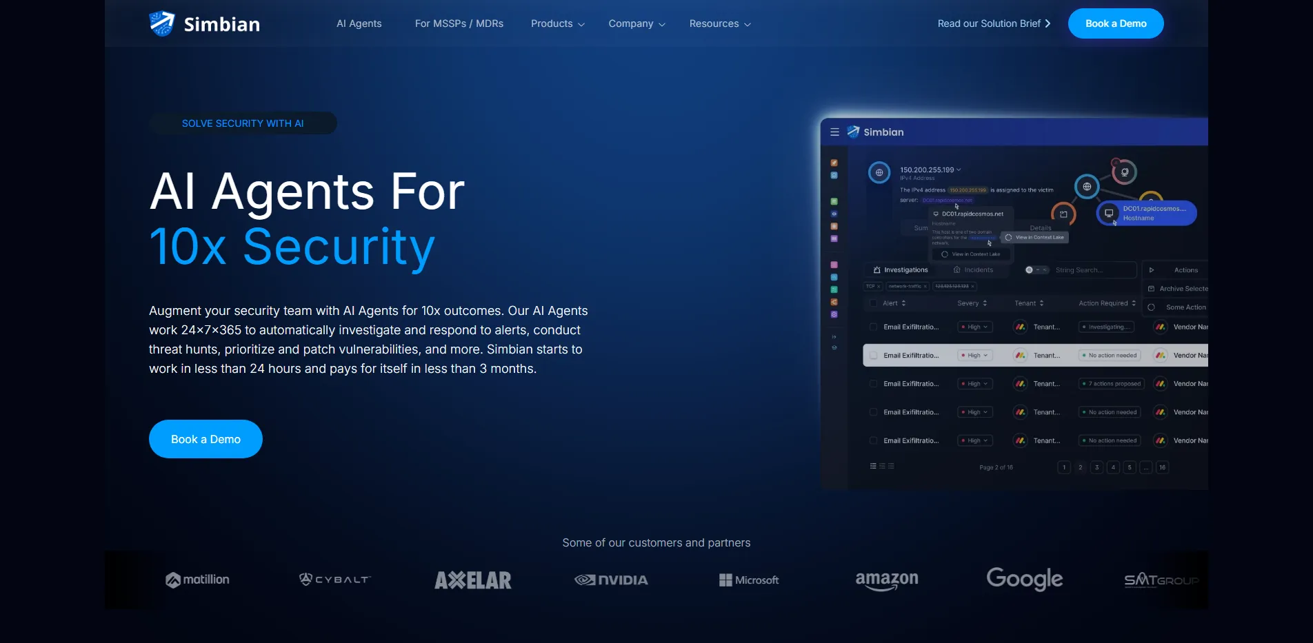 Simbian AIエージェント：インテリジェントな洞察＆意思決定サポート | Creati.ai